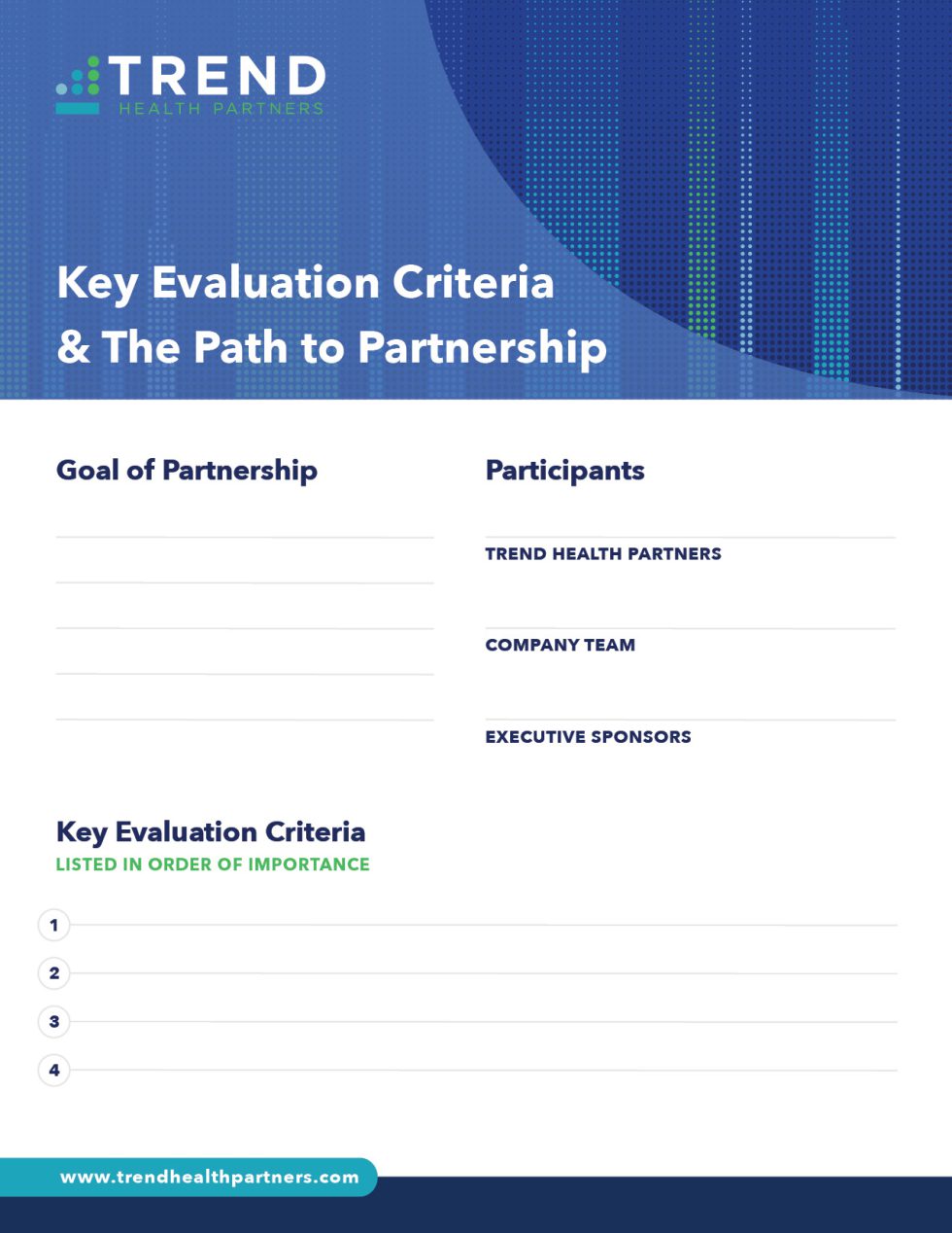 Path to Partnership | Trend Health Partners